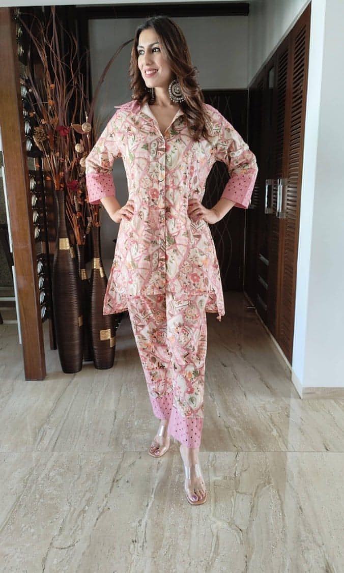 Rosewood Cutwork Coord Set