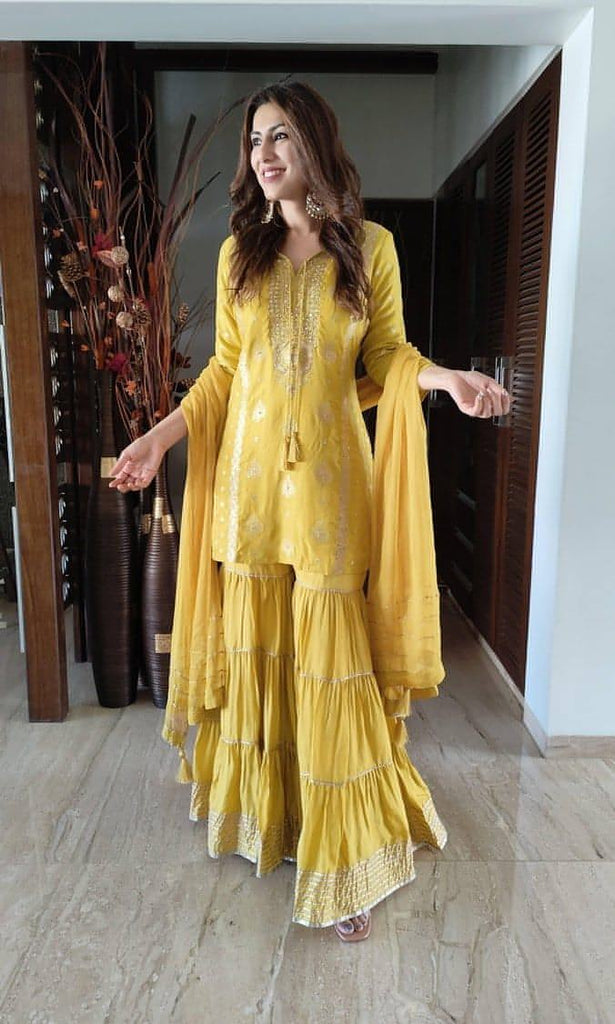 6 Gorgeous Sharara Dress Ideas for Wedding Season