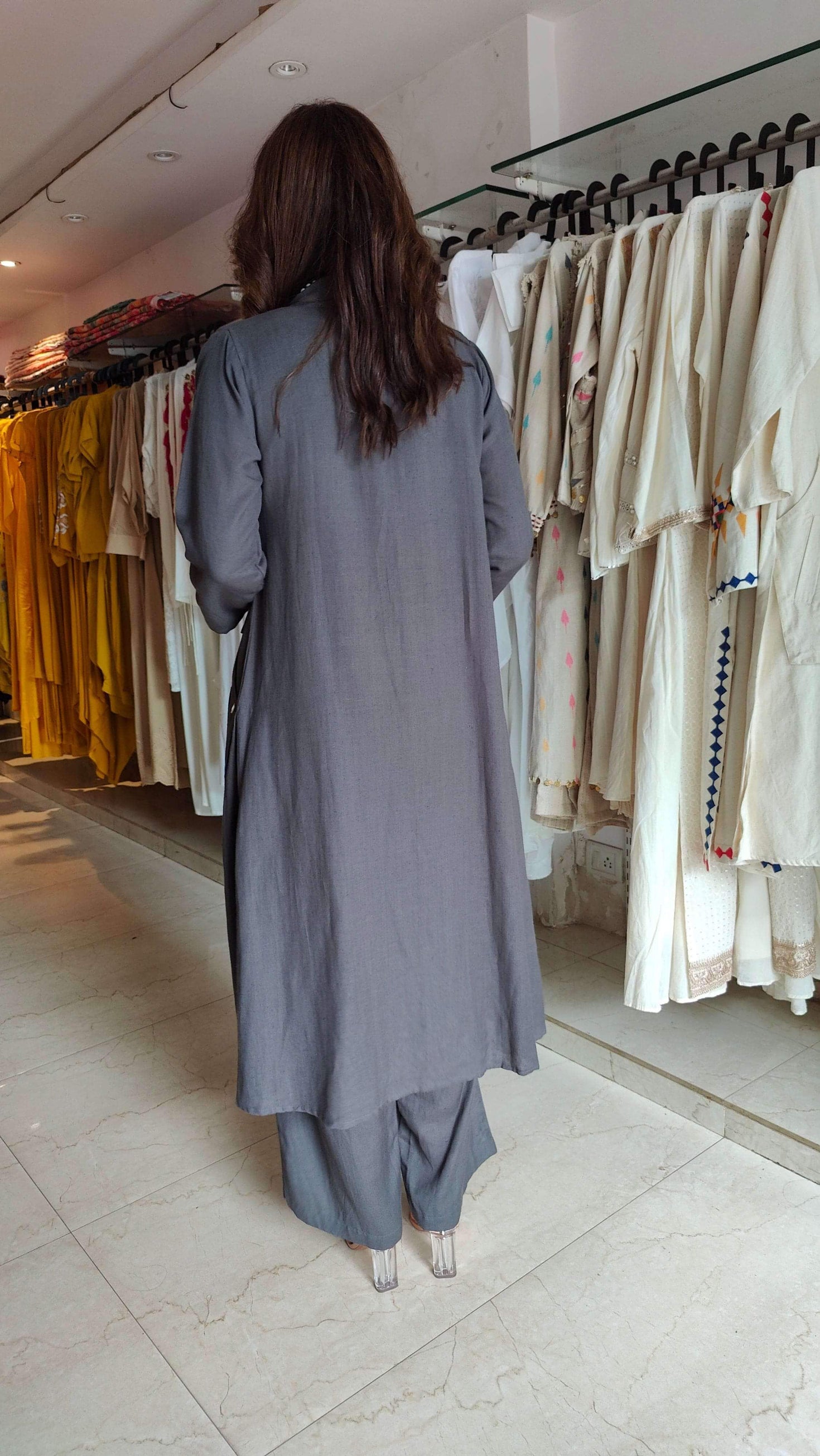 Grey Three Piece Shell Co ord Set – Label DC