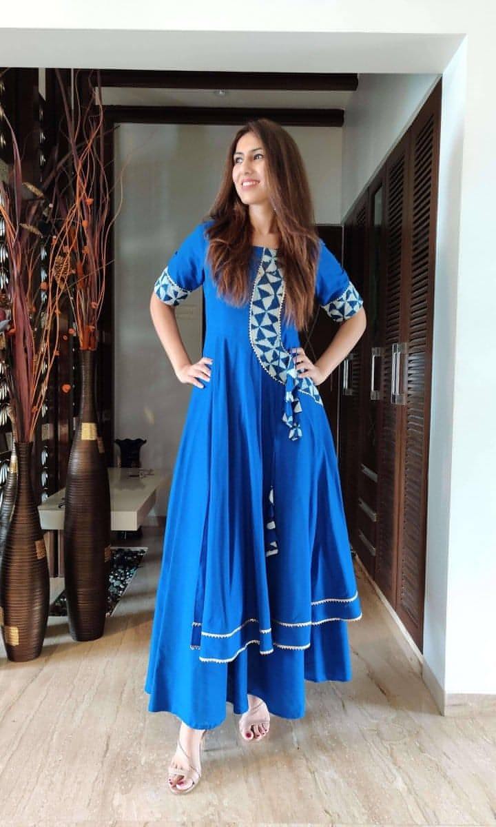 Blue A Line Dress – Label DC