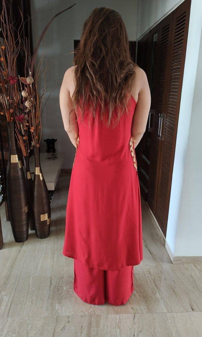 Electric Maroon Coord Set