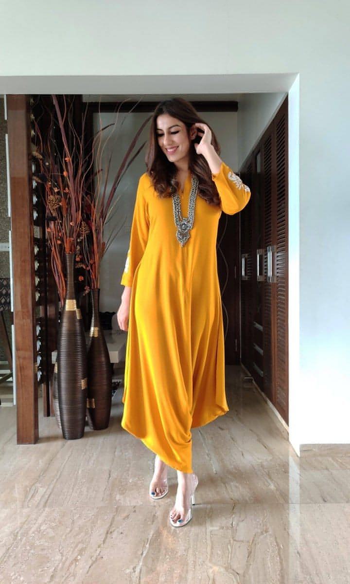 Mustard Embroidery Jumpsuit – Label DC