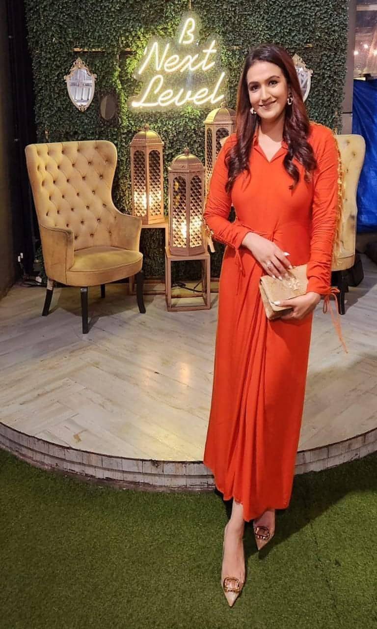 Orange Stallion Gown