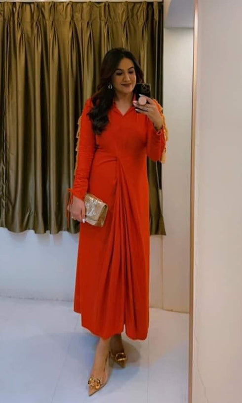 Orange Stallion Gown – Label DC