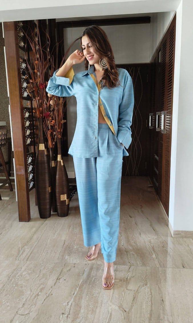 Pastel Blue Coord Set