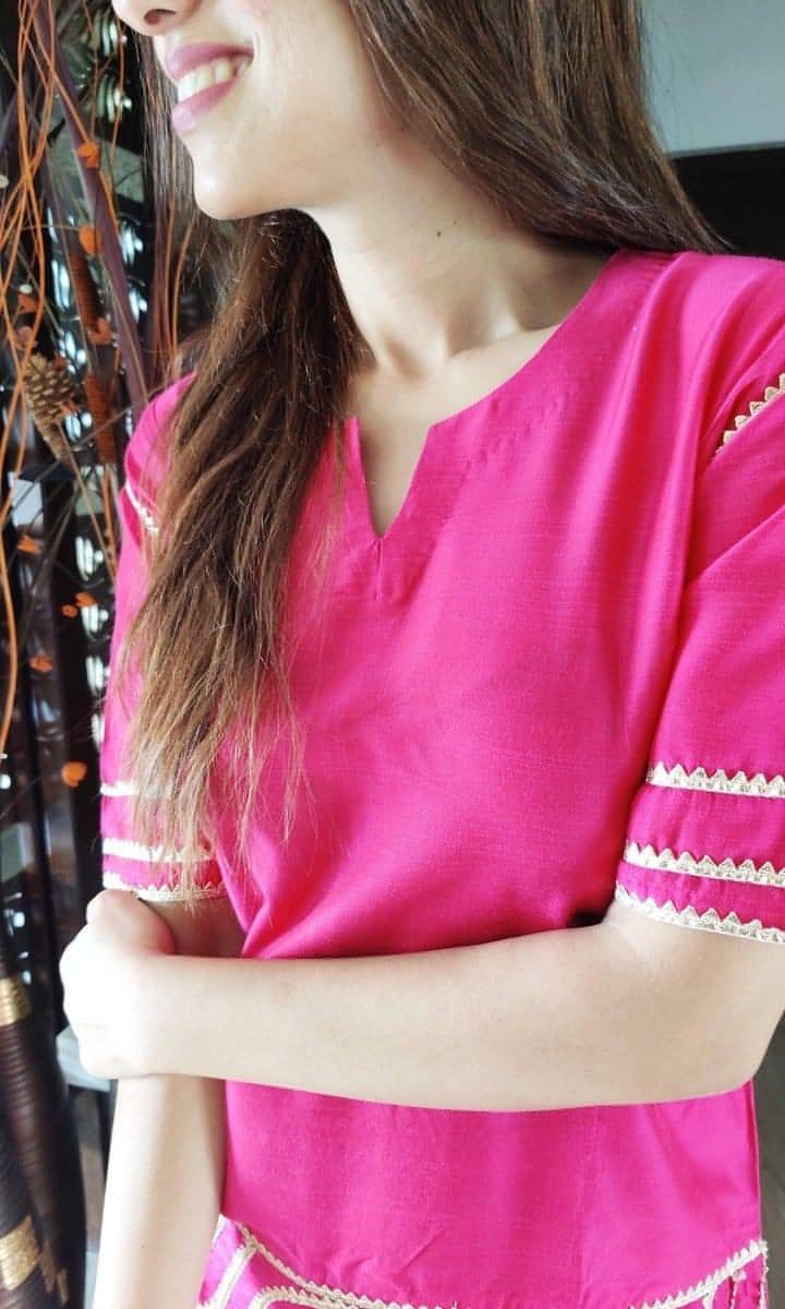 Pink Punjabi Pant Set – Label DC