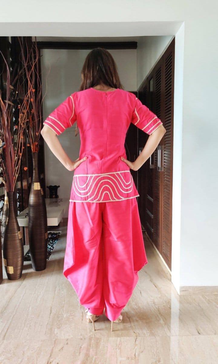 Pink Punjabi Pant Set – Label DC