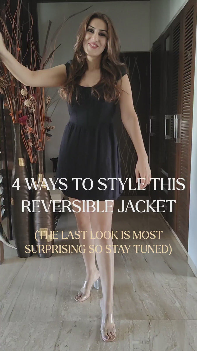 Black and White Reversible Jacket – Label DC