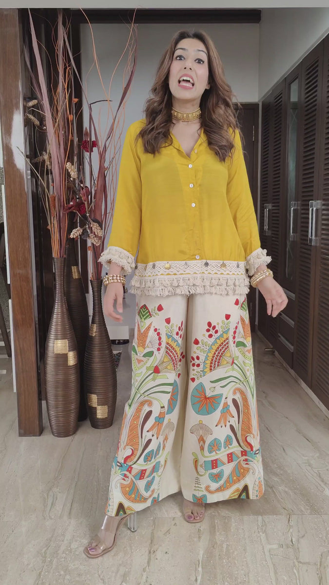Fringe Yellow Coord Set – Label DC