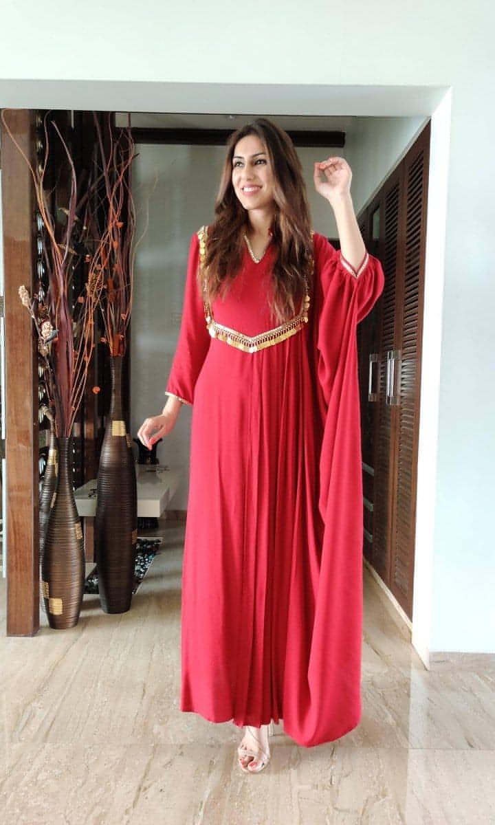 Red Kaftan Gown – Label DC